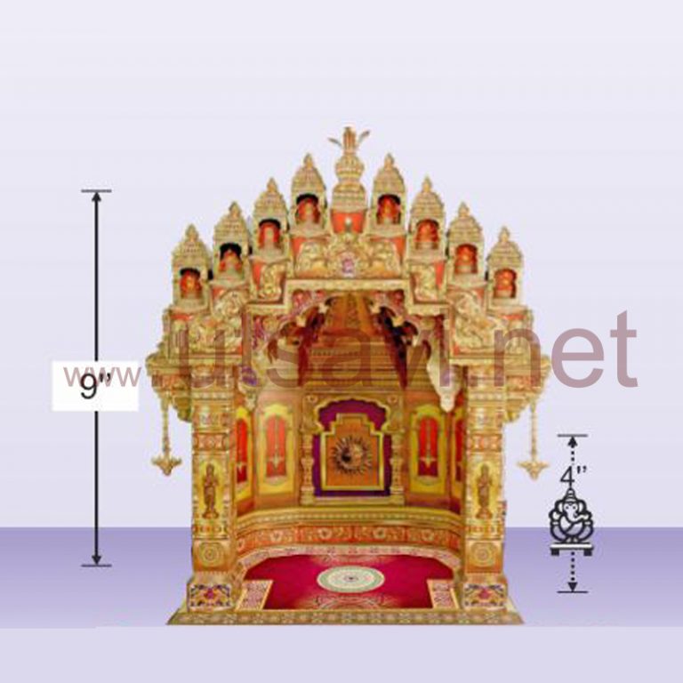 Utsavi Copper-Temple | Buy Copper-Temple Decoration Online. | utsavi
