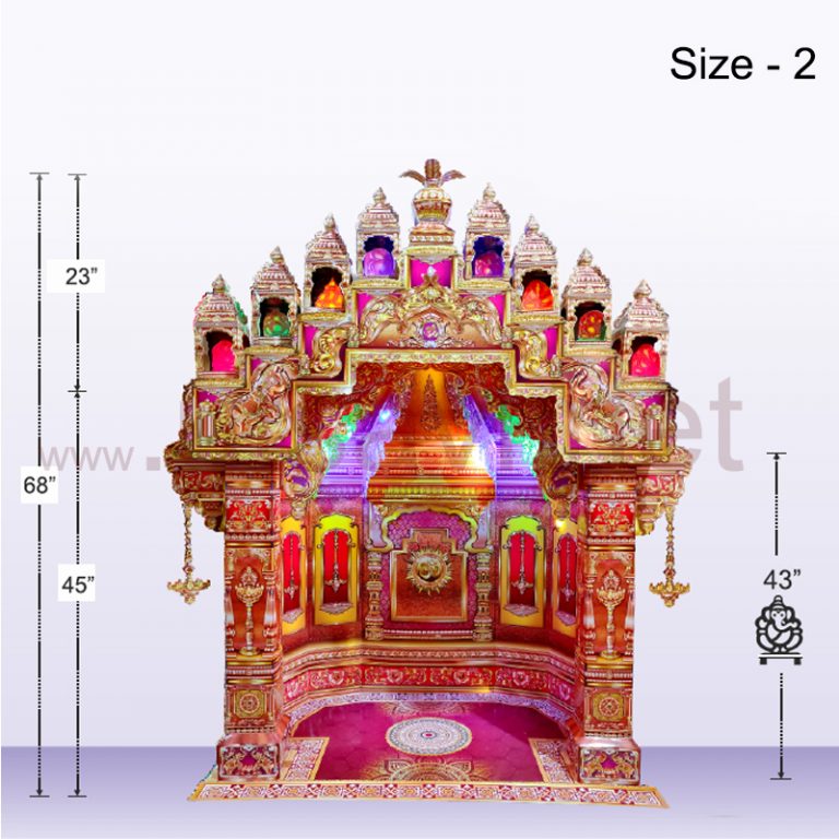 Utsavi Copper-Temple | Buy Copper-Temple Decoration Online. | utsavi